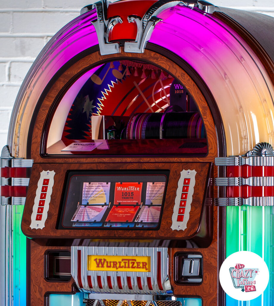 Increíble Jukebox Wurlitzer 1015 CD en Thecrazyfifties.es